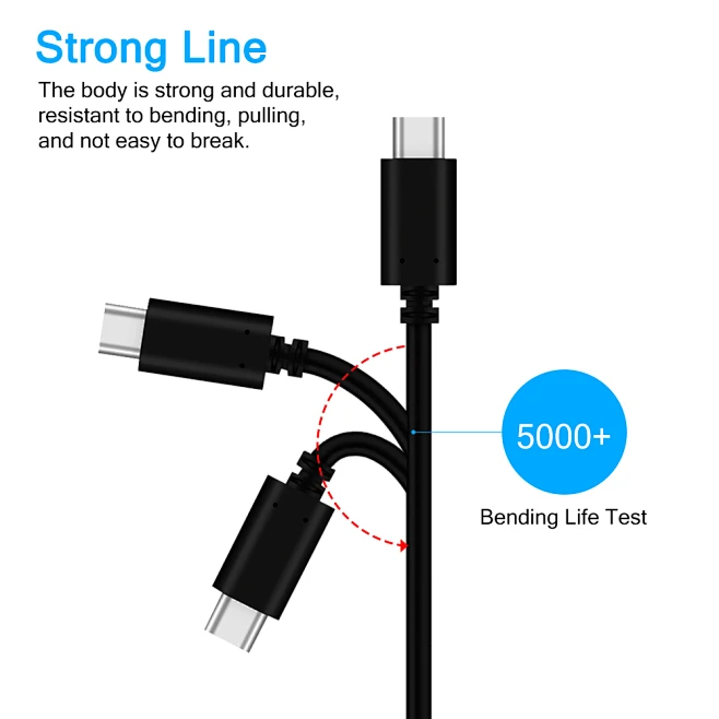 1ft 3ft 6ft 10ft Fast Charge Quick Charging Type Usb C To Micro Usb V8 ...