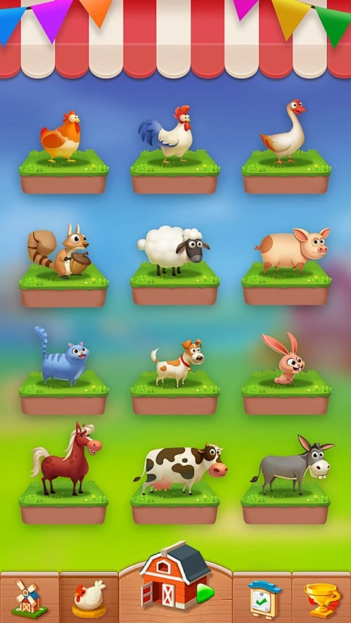 Solitaire - My Farm Friends App 截图-花瓣网