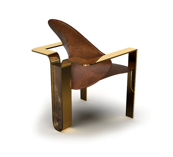 Ruth Chair : When symmetry meets the balance of shapes. This Ruth Chair ...
