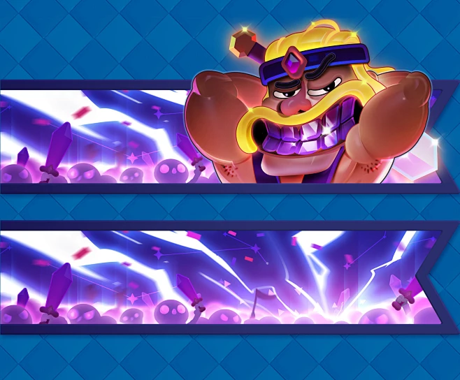 Battle Banners CLASH ROAYLE-花瓣网