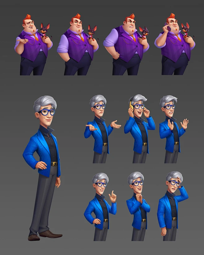 Characters-花瓣网