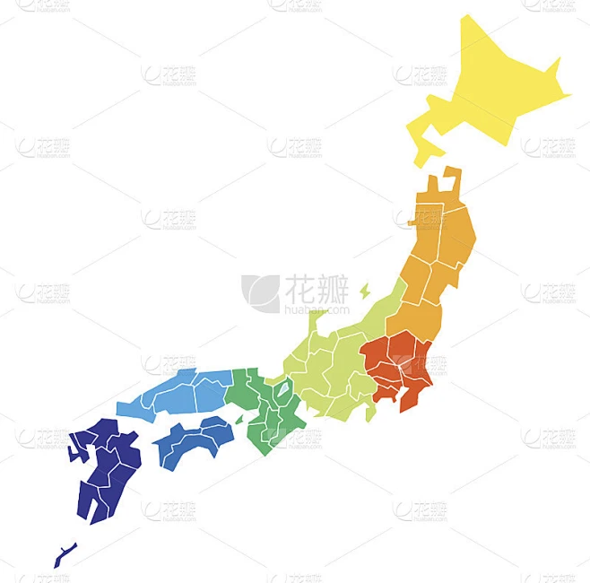 日本的地图_5256685773-花瓣网