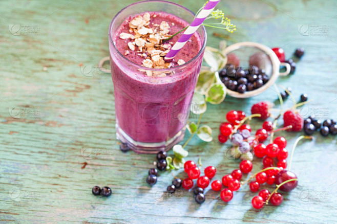 新鲜的有机 smothie