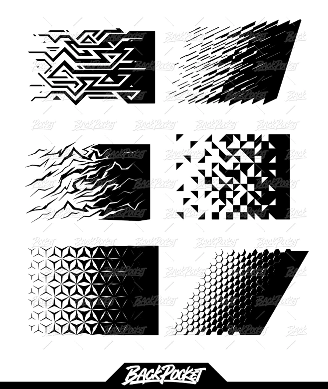 Element Pack 41 | Fade Pack : Sleek, Bold and Powerful vector fade pack ...