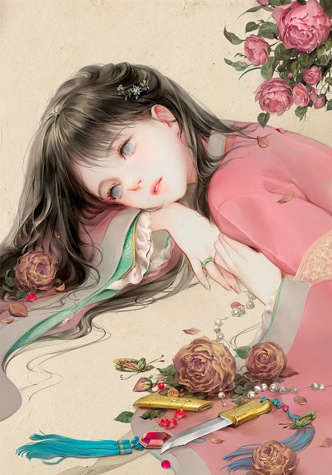 插画师：DADACHYO-花瓣网