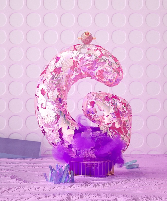 C4D-26个字母练习_执念萧萧_68Design-花瓣网