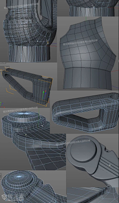 建模/布线技巧/C4D/Blender/3D-花瓣网|陪你做生活的设计师 | 转角减线01