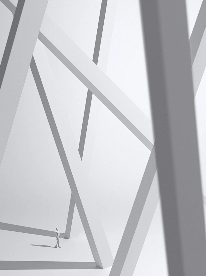 S E R E N I T Y : Hybrid work. Combines photography and 3D computer graphics.-花瓣网