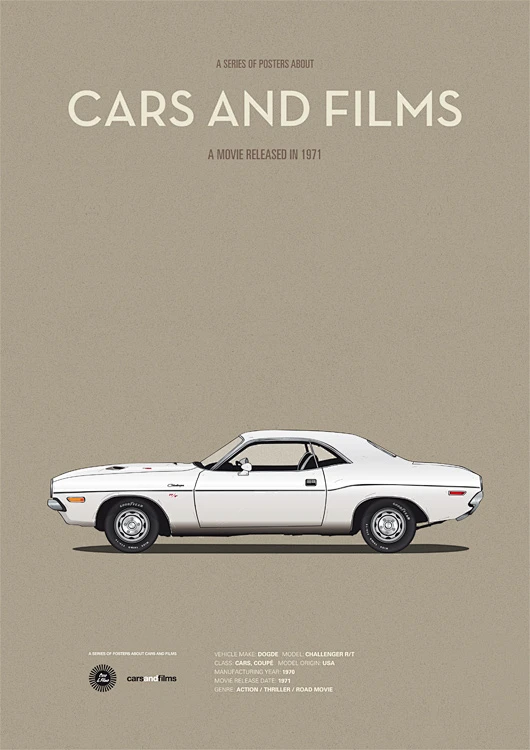 Cars And Films #3. : A series of posters about cars and films. Is a ...