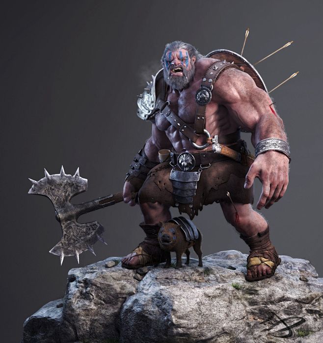 直立人形怪物原画来自cgbook.cn (788)