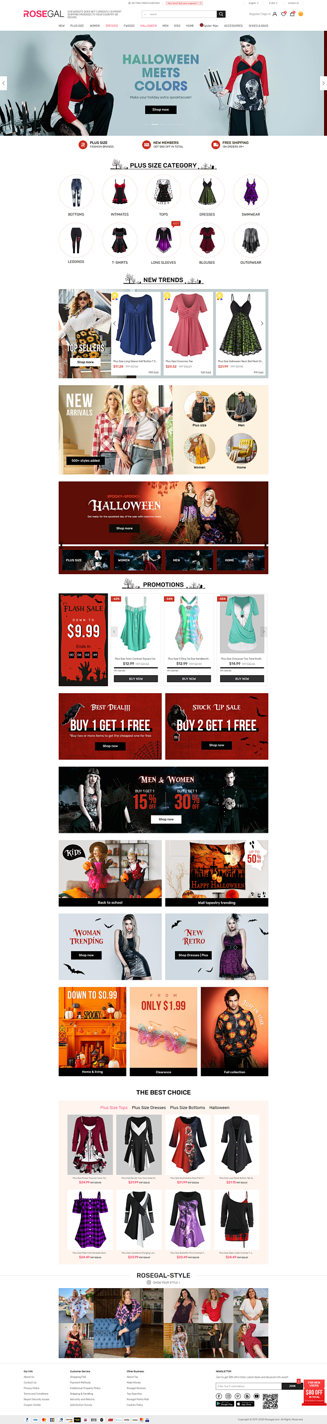 ROSEGAL-万圣首页