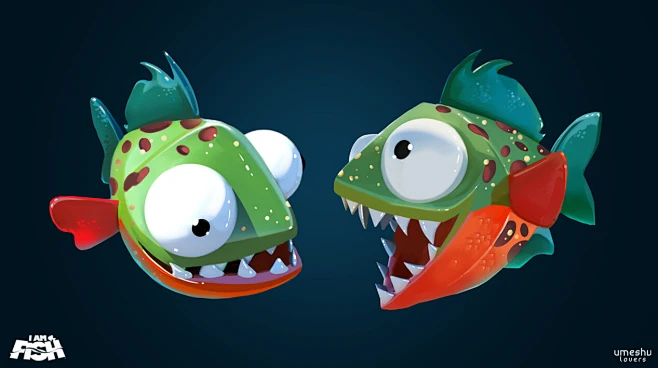 I am Fish - Character Design-花瓣网