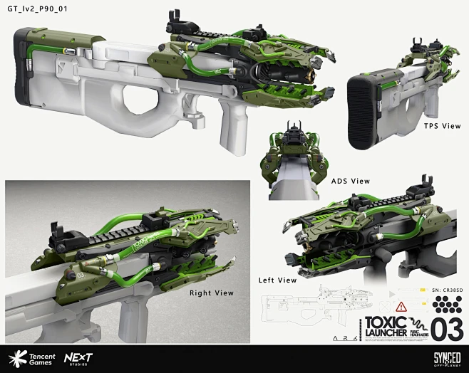 P90-Gun Tech 02-花瓣网