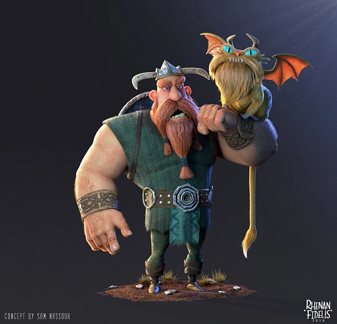 Viking, Rhenan Fidelis : Hi Guys, It's my last personal work, Vick the ...