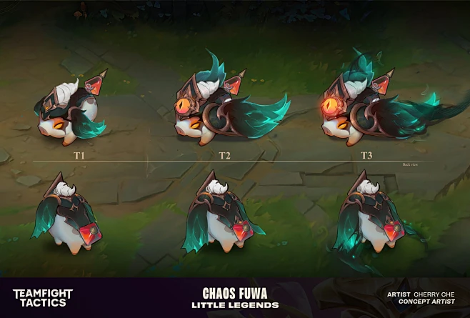Set 5.5 Order Fuwa, Cherry CHE : LL Order Fuwa/Verdant Fuwa/Chaos Fuwa ...