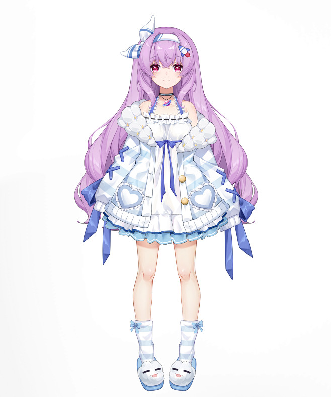 CG插图 游戏原画 插画 二次元 立绘 角色原画 Vtuber 皮套图片_皮套图片素材-花瓣网