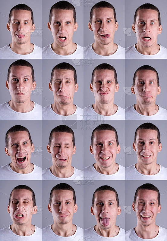 面部表情素材-花瓣网