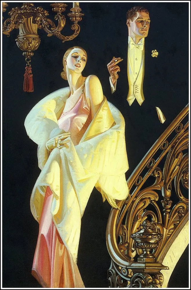J C Leyendecker 花瓣网