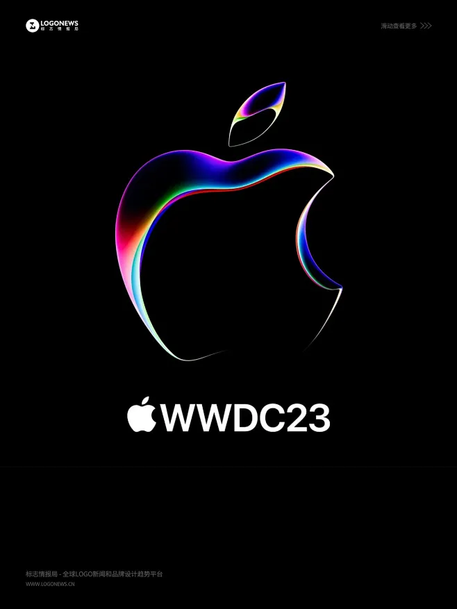 苹果发布新标志宣传 WWDC 2023 ‼️(附下载)-花瓣网