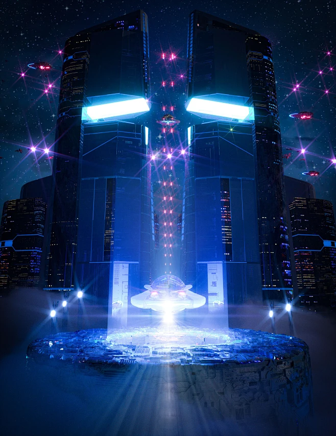GRAND CENTRAL, Evan Rhodes : Scifi cyberpunk Artwork INSTAGRAM https ...