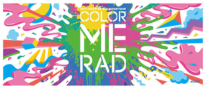 COLOR ME RAD 2015／Key Visual