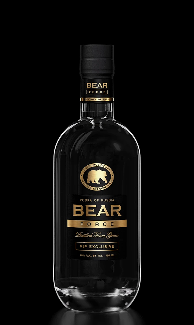 Bear Force : BEAR FORCEVIP Exclusive vodkaСreating a new brand. 2012 yearfor Bryansk Spirit-花瓣网