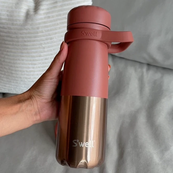 Swell拼色保温杯带手提户外旅行便携大容量700ml男女学生办公室-淘宝网-花瓣网