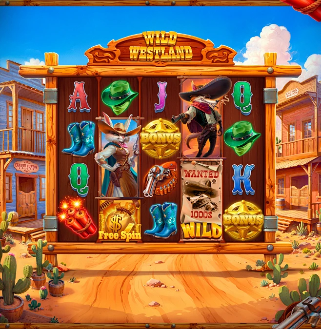 wild west western slot game character concept game Slot Design gambling ...