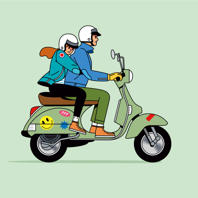 VESPA.gif-花瓣网