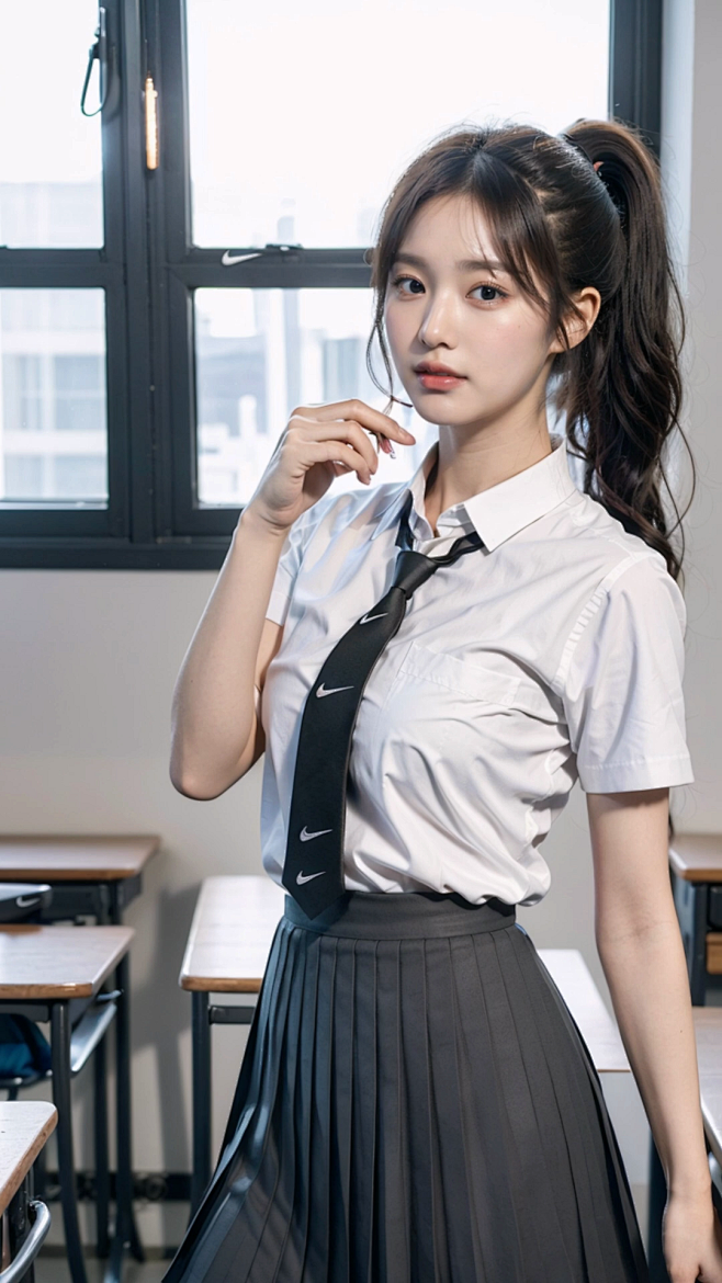 AI人工少女-校服JK制服-25-今日头条