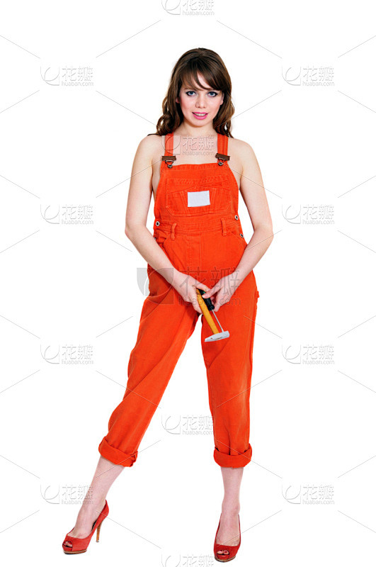 建筑承包商,格鲁曼e-2c,垂直画幅,美,锤子,美人,白人,仅成年人,白领,青年人