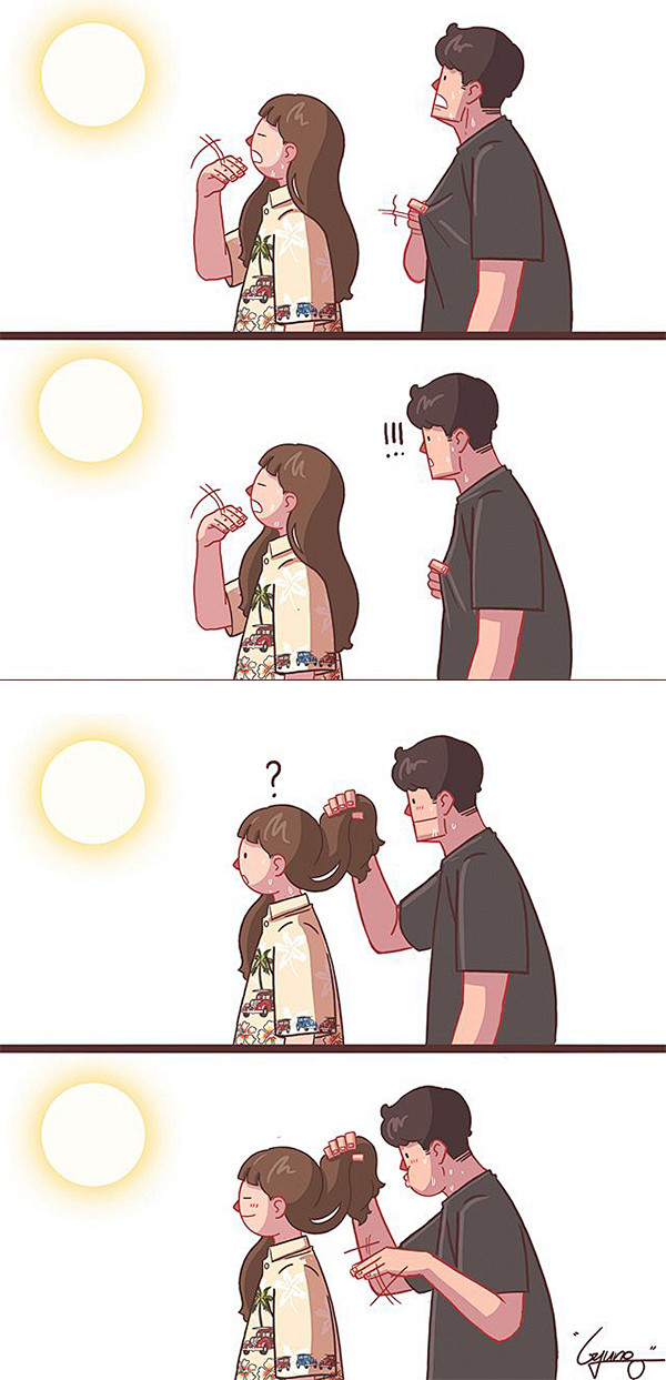 gyung studio——情侣日常 | 人物插画