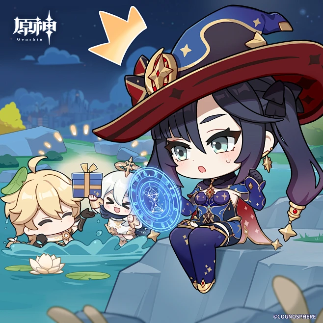 莫娜-国际服Q版生贺-花瓣网