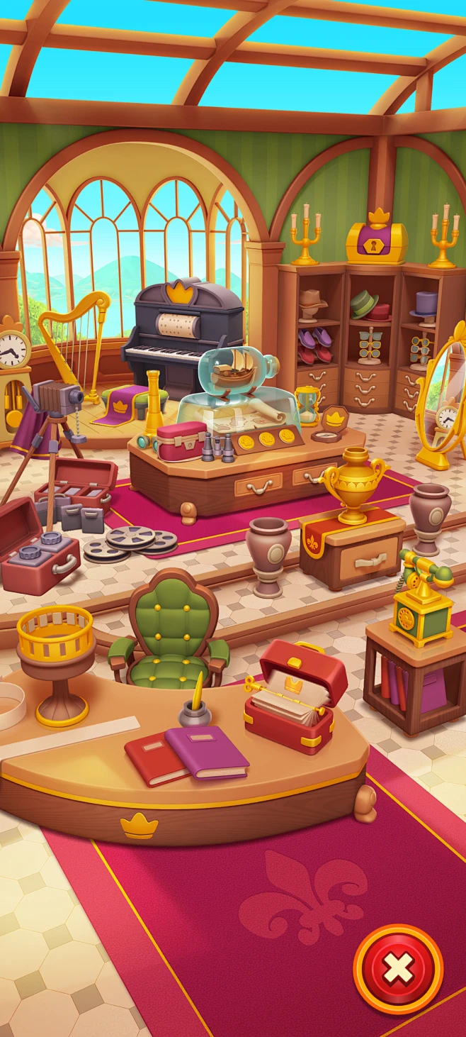 054_Antique Room-花瓣网