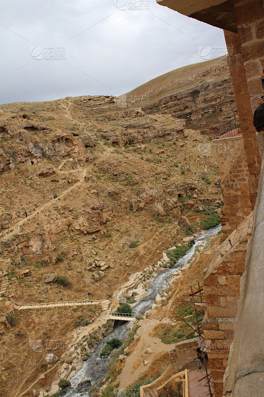 以色列,修道院,沙漠,灵性,沙巴岛,父亲,垂直画幅,东正教,犹太安息日,图像
