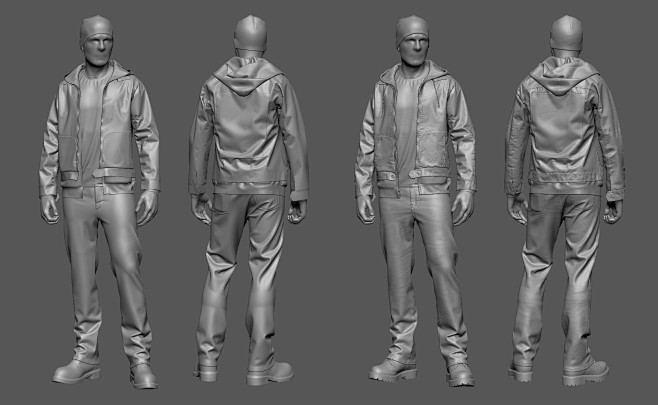 Male cloth study, Bryan Eck : A cloth study I did to try and make some ...