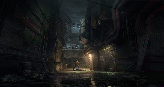 frank-capezzuto-iii-mdk-dark-alleyway-layout-mood-idea-01-dark-lighting