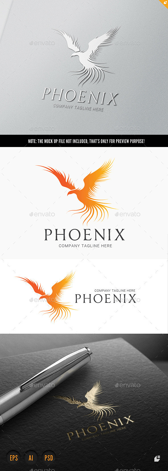 凤凰——波峰标志模板Phoenix - Crests Logo Templates动物,动物,鸟,出生,书法,书法,小鸡,有创造力,波峰,乌鸦 ...