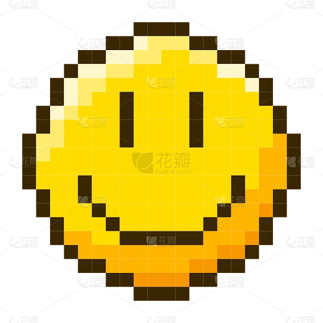 Slime Face Pixel Sticker素材-花瓣网