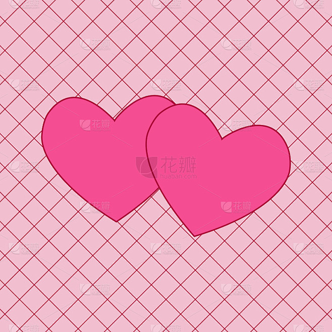 Vector art in love and romantic with heart shape i