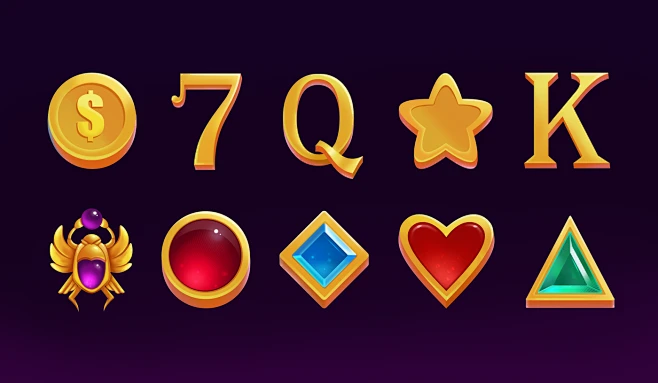 casino Games icons Slots-花瓣网