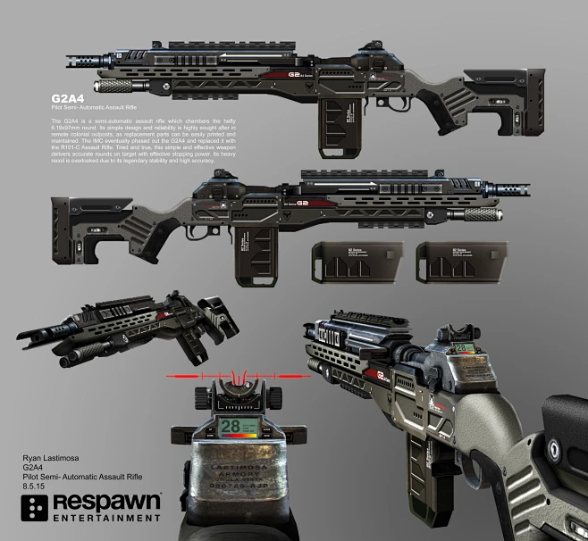 Titanfall 2 L-Star LMG, Ryan Lastimosa : The original design for the L ...