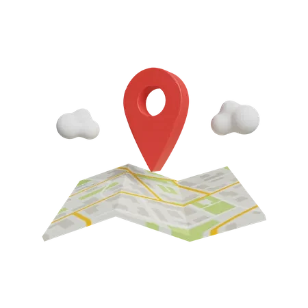 Location 3D Illustration