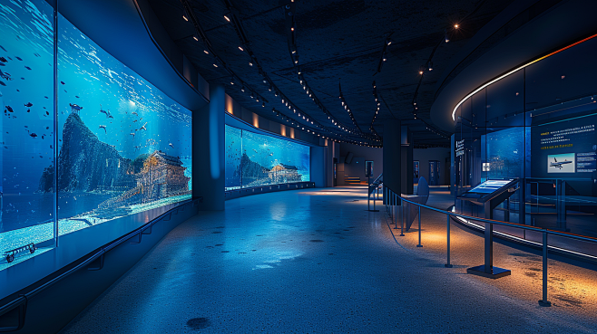 panhesue5_Metaverse_digital_museum_left_space_with_outwardly_cu ...