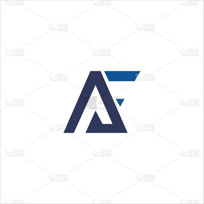 初始字母af或fa标识向量模板