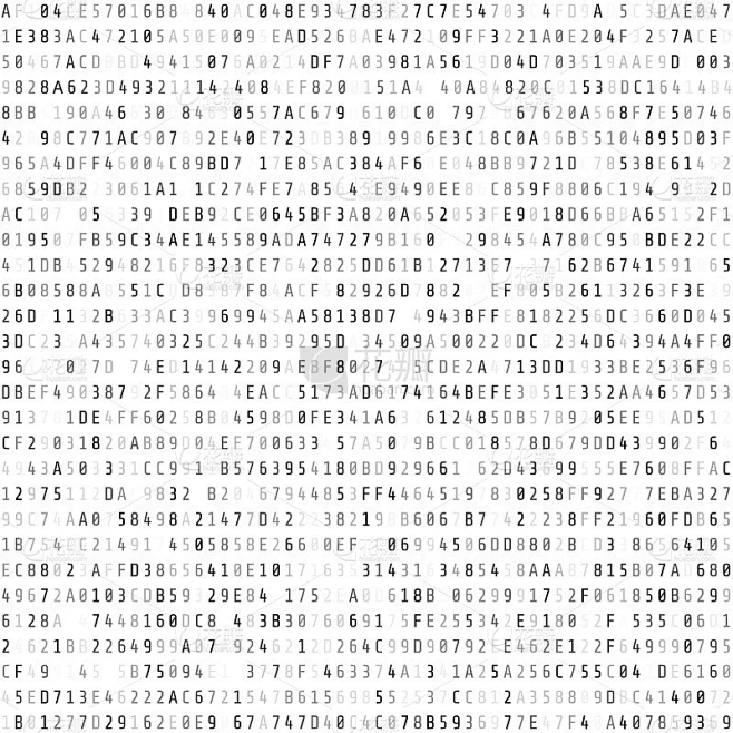 Random Hex Code Stream. Abstract digital data elem素材-花瓣网