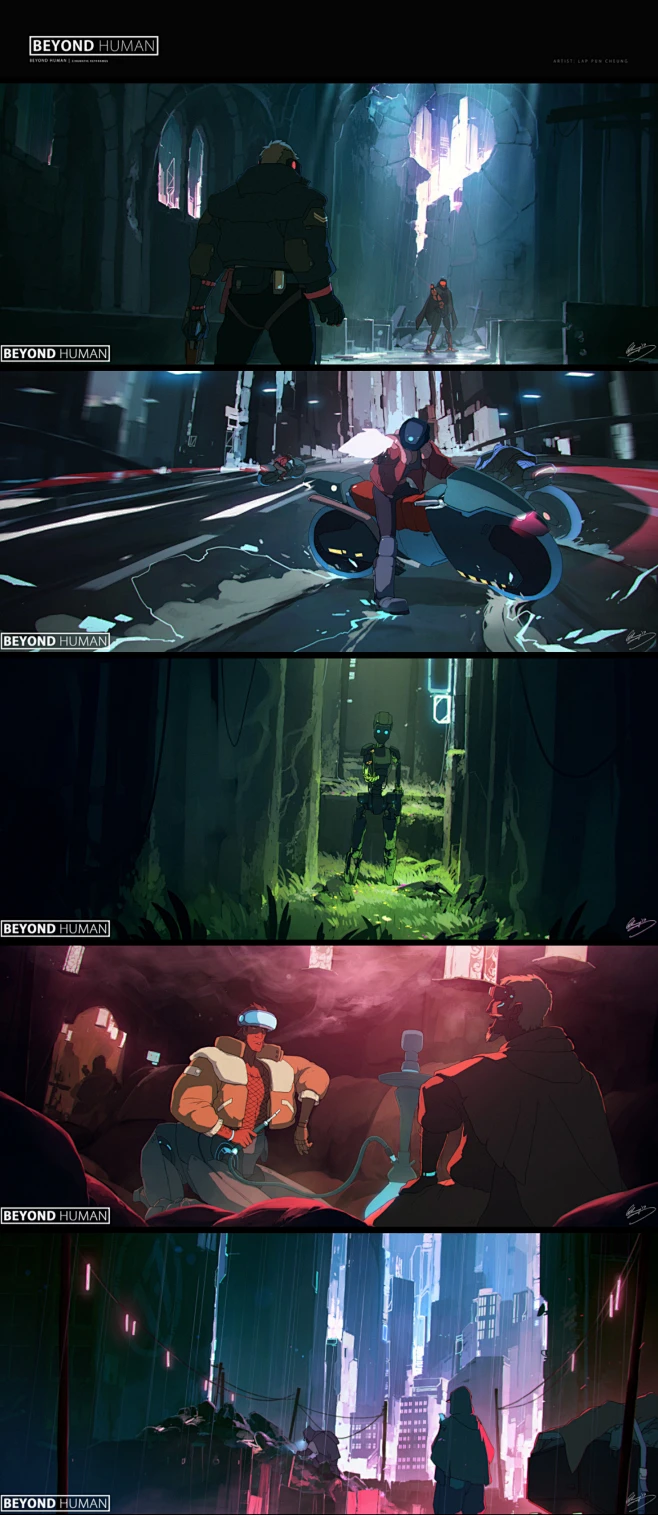 ArtStation - Beyond Human - Keyframes, Lap Pun Cheung-花瓣网