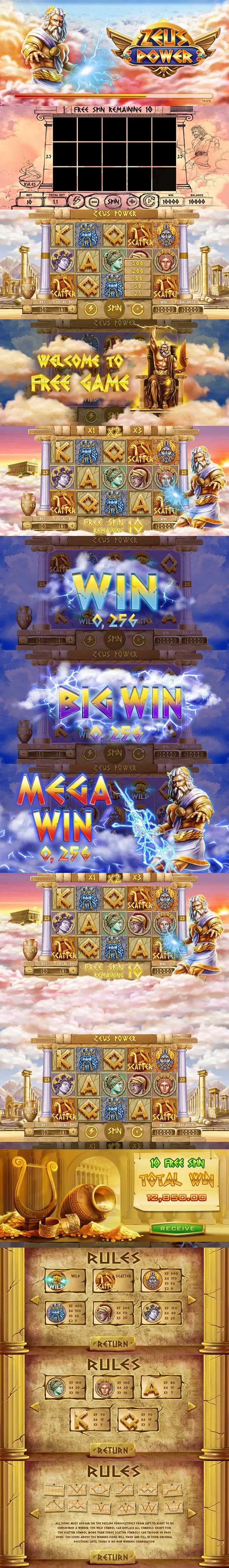 Slot game Zeus Power-花瓣网
