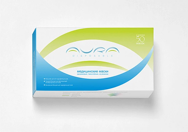 Packaging for Medical Disposable Face Masks : Design Packaging for ...