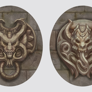 Devils (bas-relief) by Vetrova